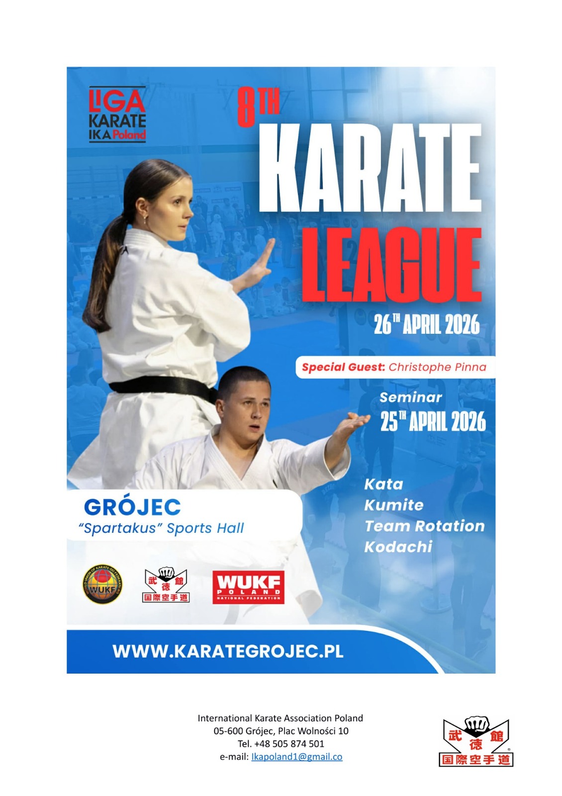 16th WUKF EUROPEAN CHAMPIONSHIPS 2026 - World Union of Karate-Do ...
